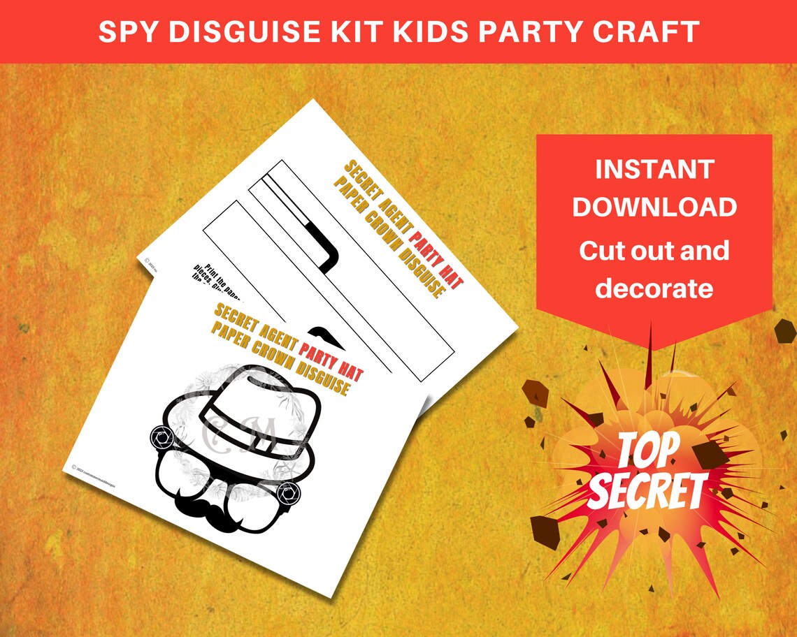 Spy Disguise Kit Spies in Disguise Secret Agent Disguise Spy Party ...
