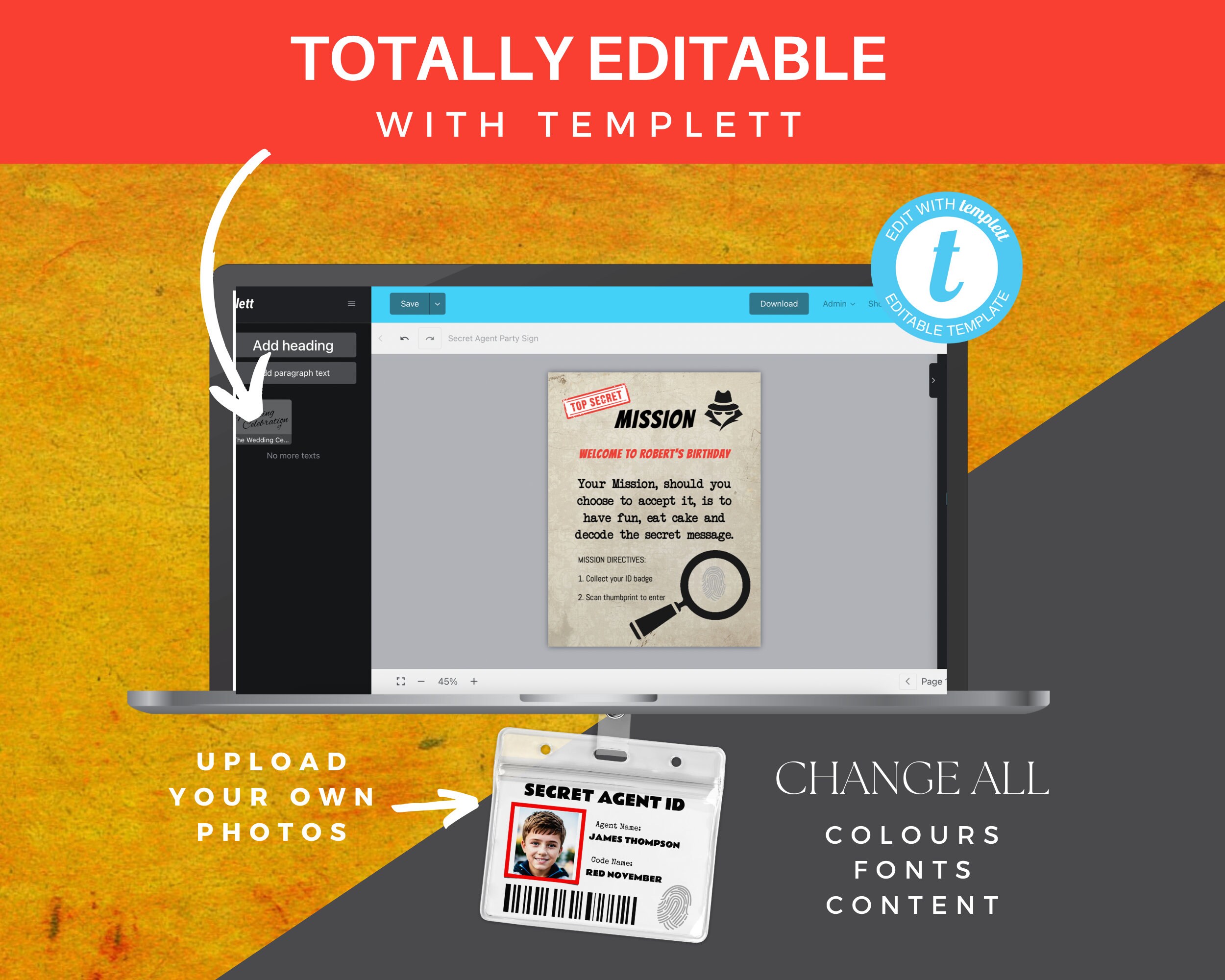 Secret Agent Invitation Spy Party Invitation Detective Party Birthday ...