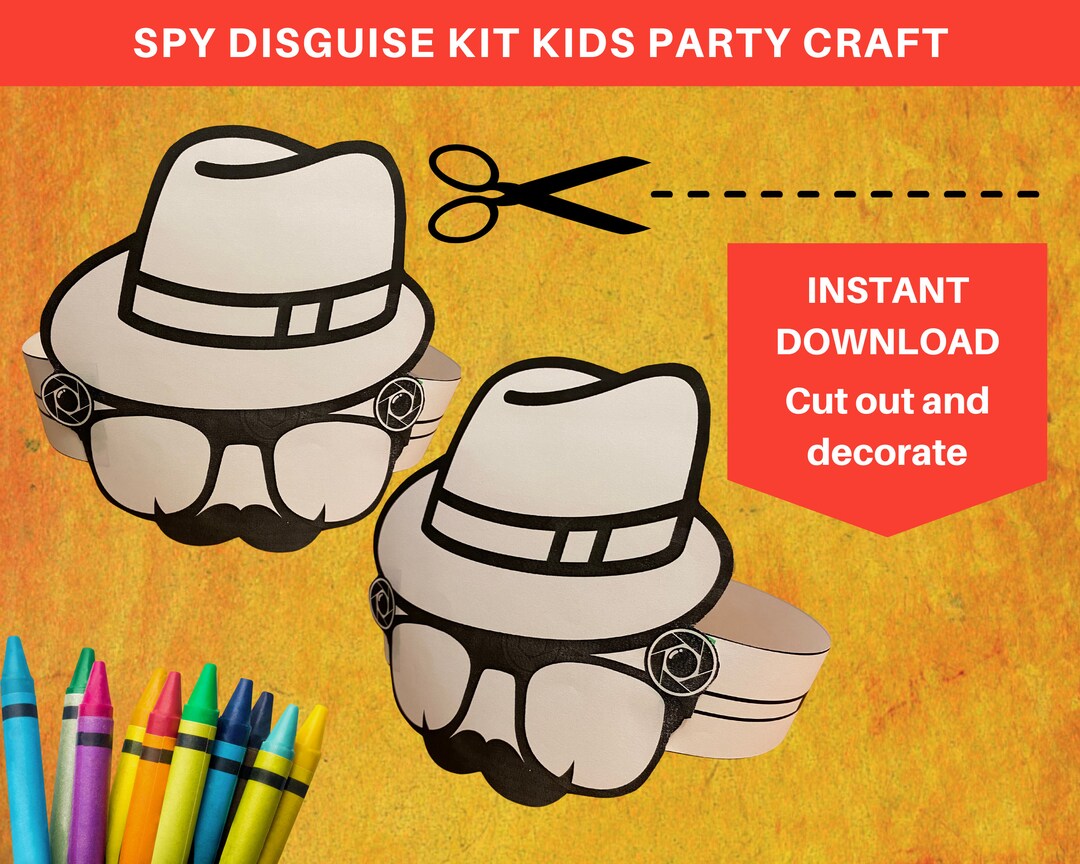 Spy Disguise Kit Spies in Disguise Secret Agent Disguise Spy Party ...