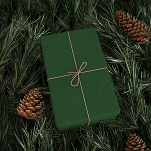 Wrapping Papers - Hunter Green - Etsy