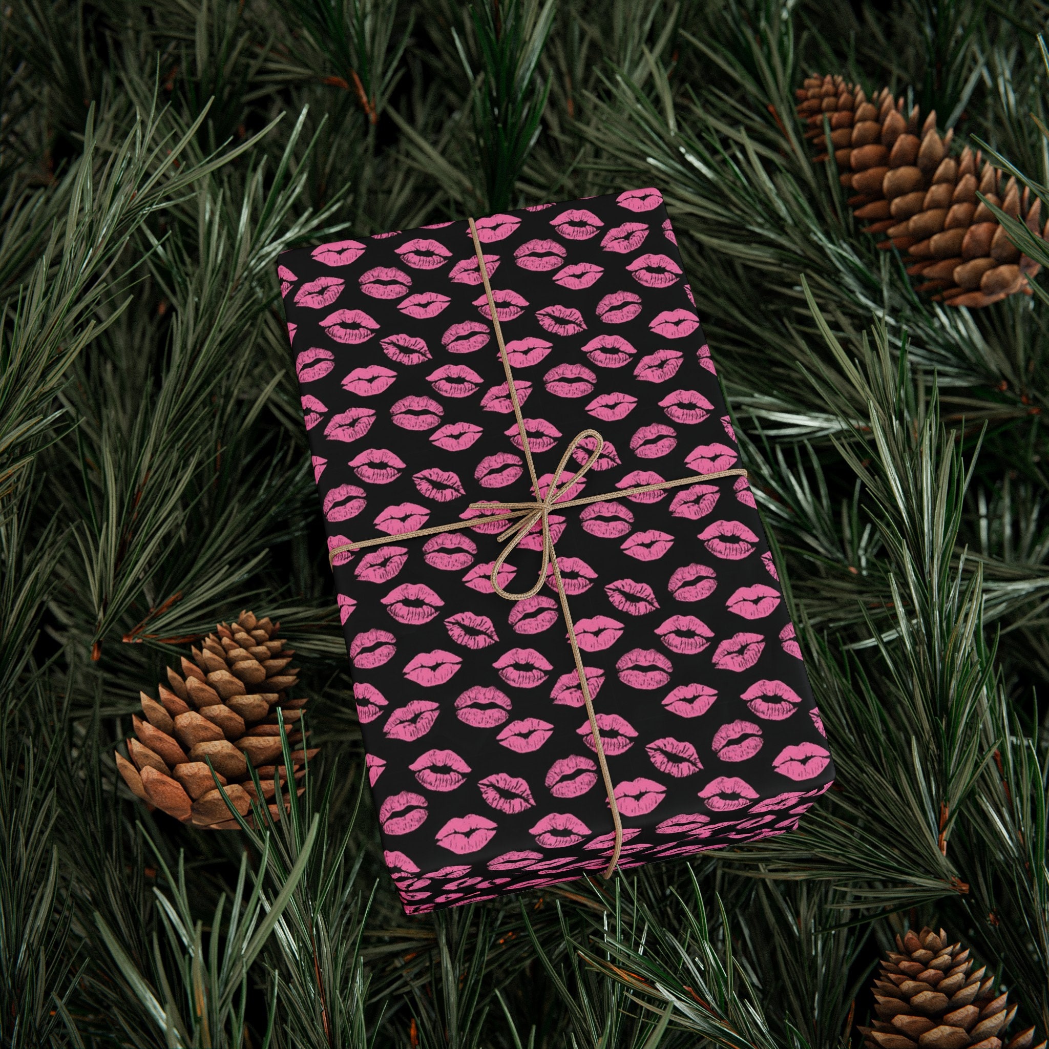 Wrapping Papers - Pink Lips - Etsy