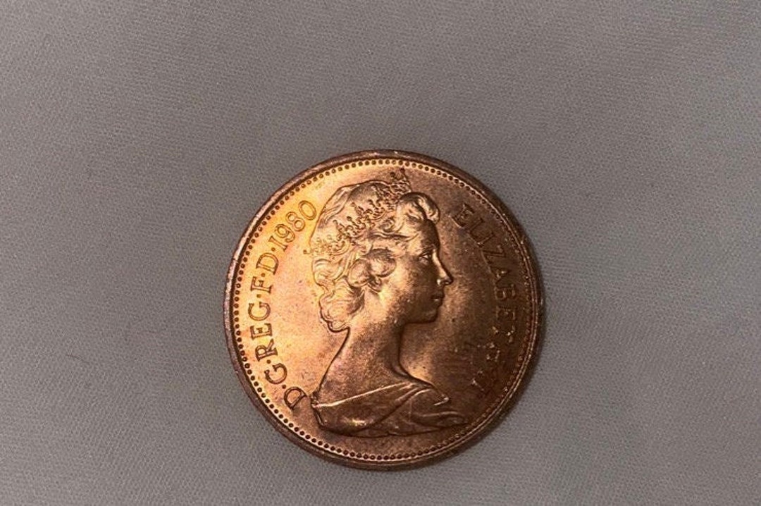 Very Rare "new Pence" 1980 Coin 2p First Edition Amazing Condition. - Etsy