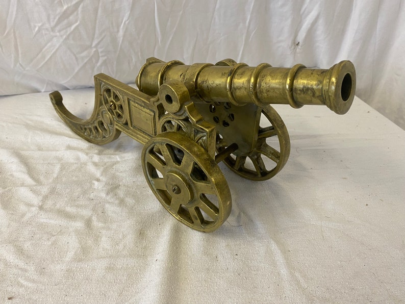 Large Brass Ornamental Replica Cannon - Etsy