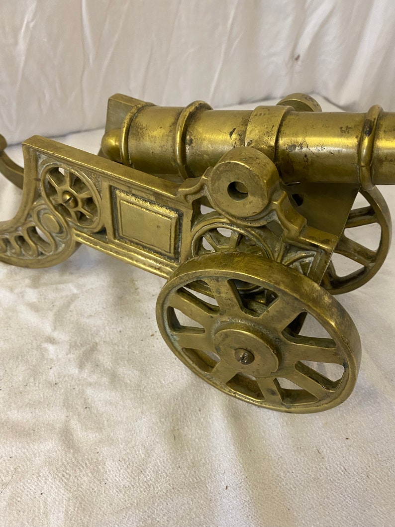 Large Brass Ornamental Replica Cannon - Etsy