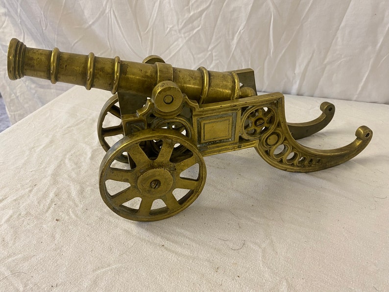Large Brass Ornamental Replica Cannon - Etsy