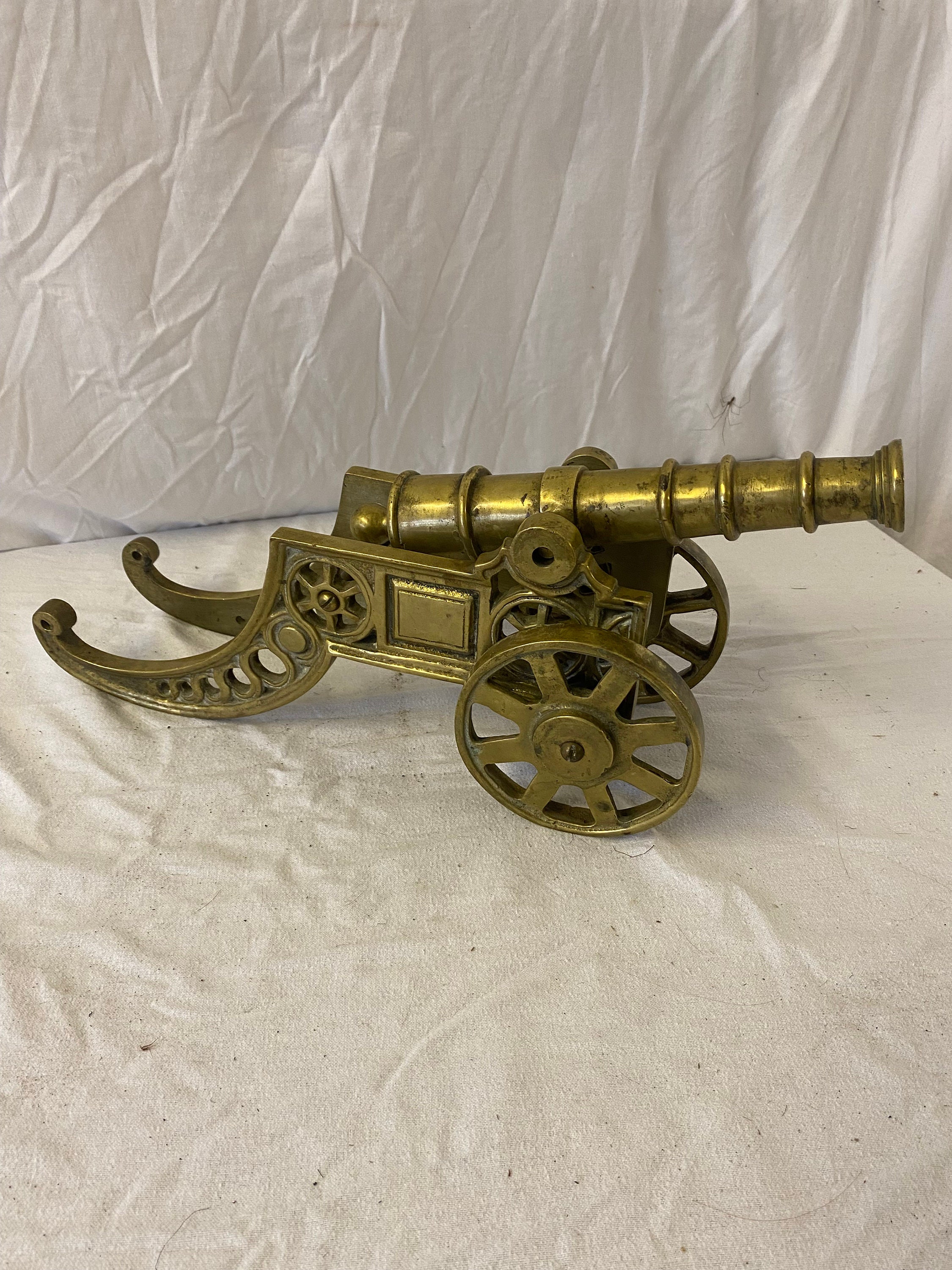 Large Brass Ornamental Replica Cannon - Etsy
