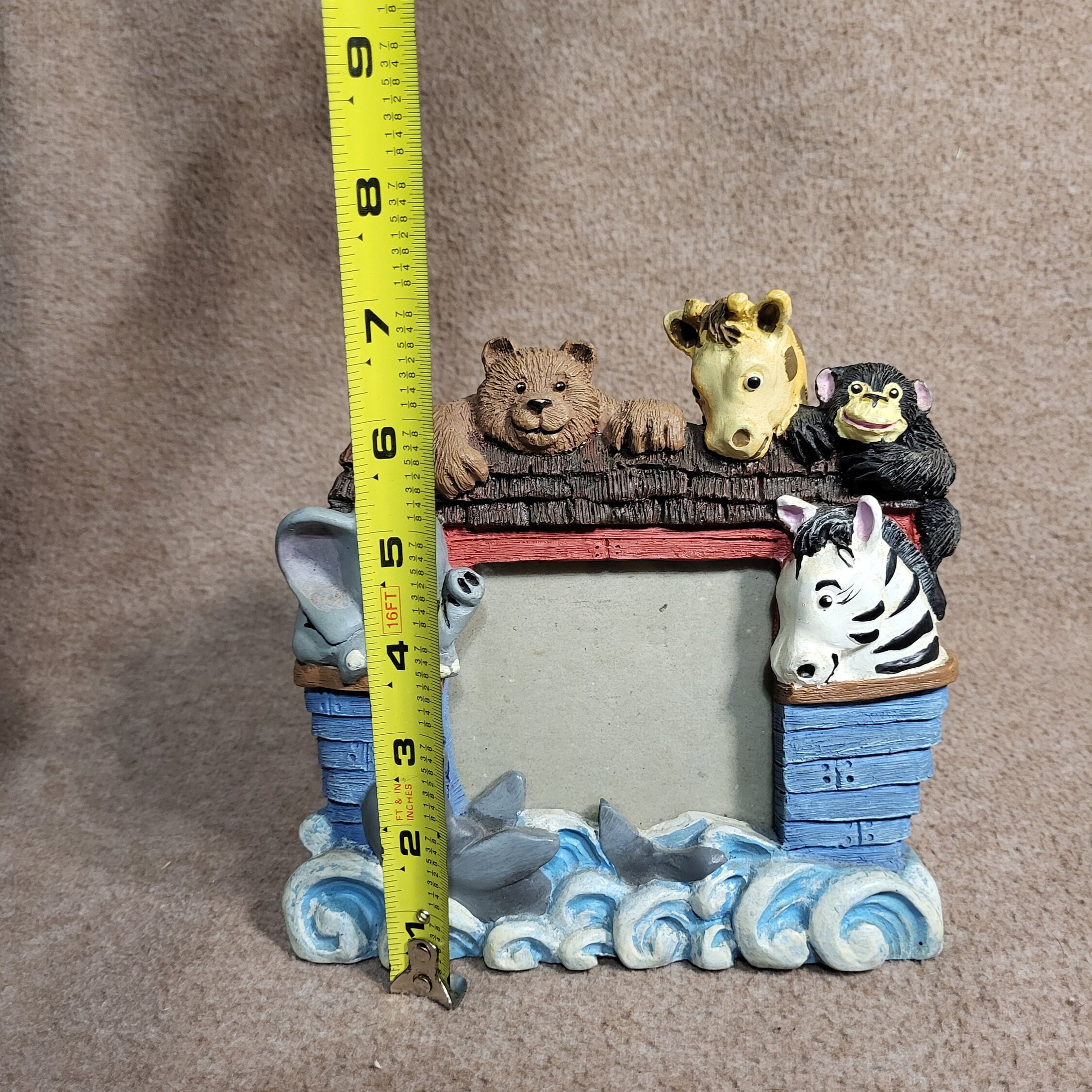 Vintage 1993-3D Figi, Noahs Ark Frame 7x6.5in. Pic - Etsy