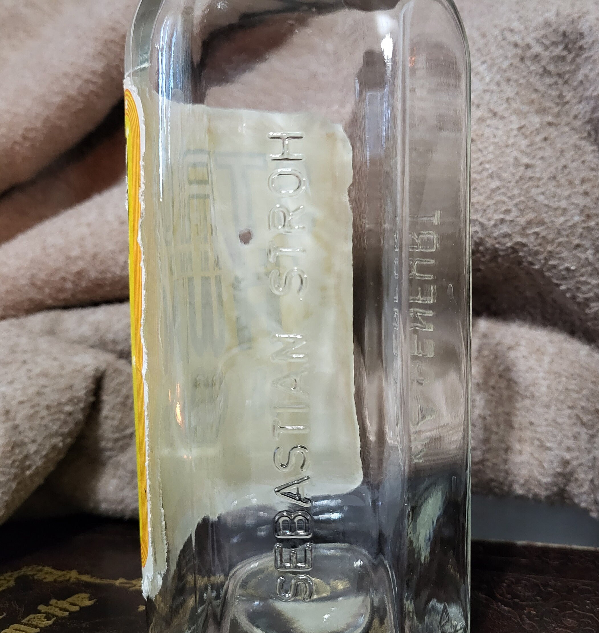 Empty Vintage Bottle of German 750ml of Stroh Inlander Rum extremely ...