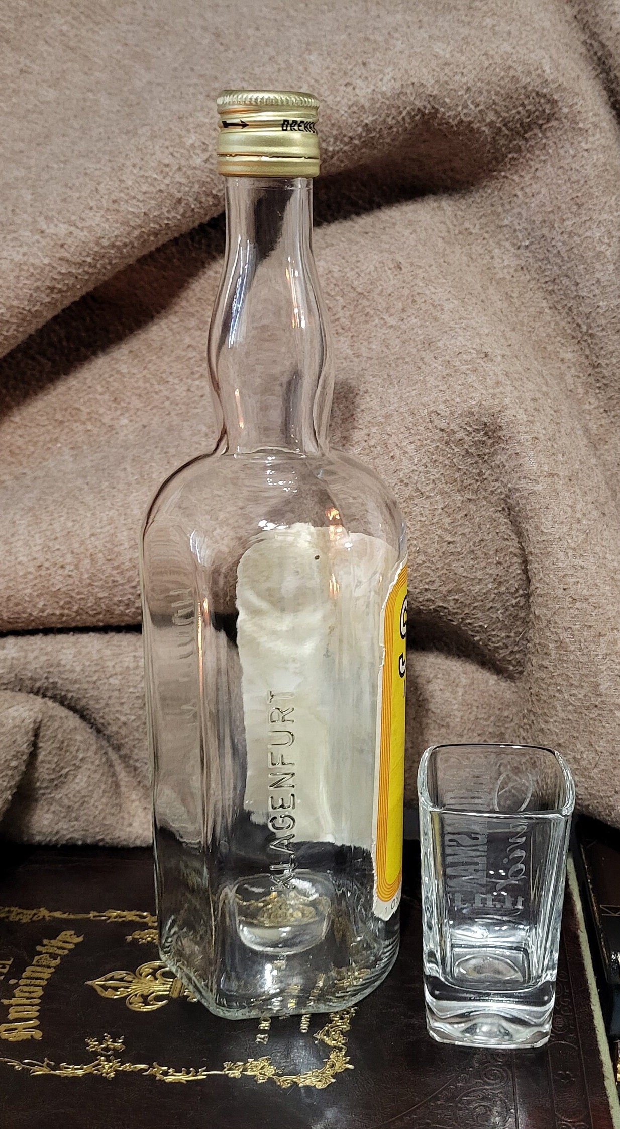 Empty Vintage Bottle of German 750ml of Stroh Inlander Rum extremely ...