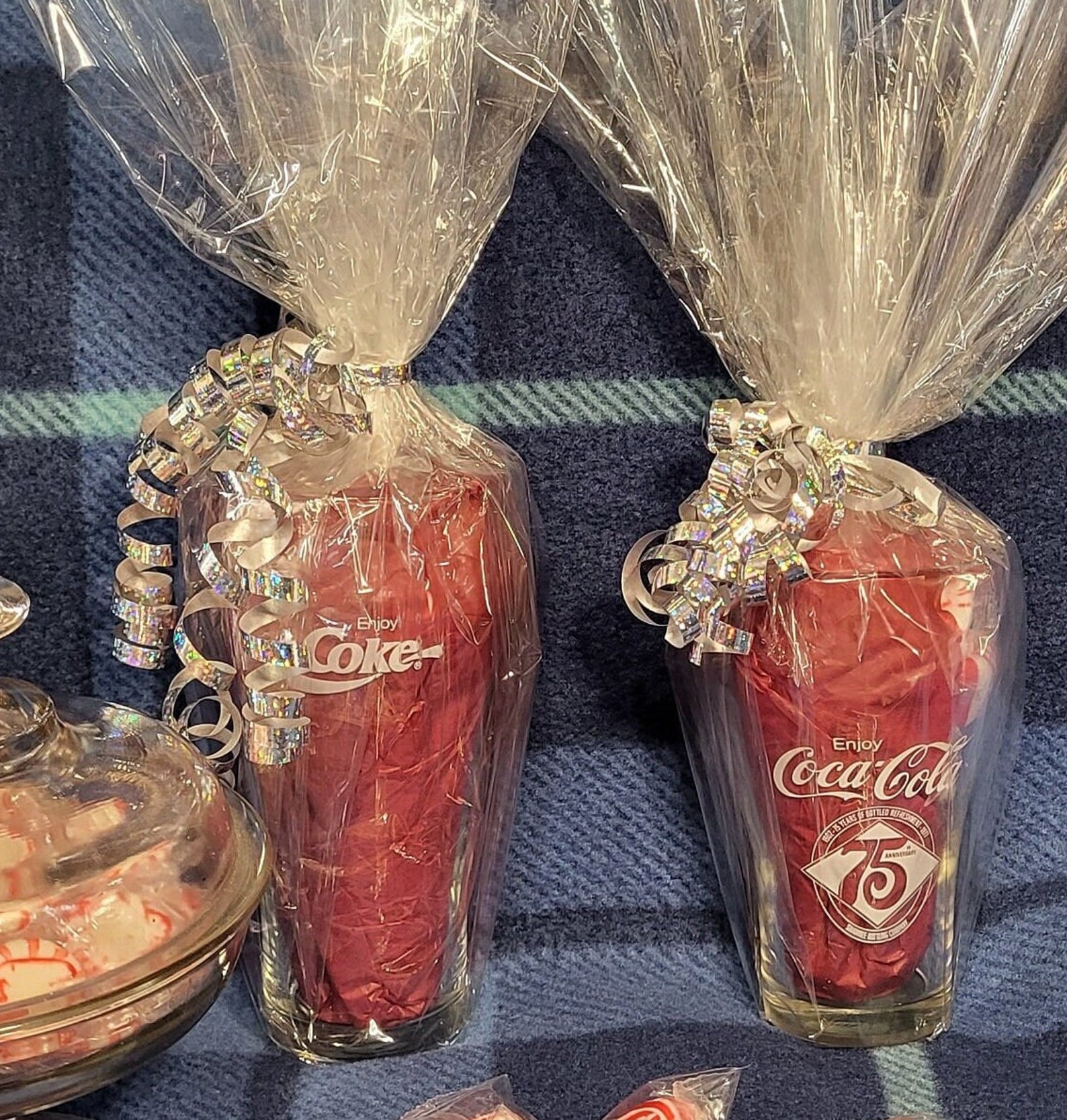 Vintage Pair of Collectable Coca Cola Gift Glasses-1 Original/1-75th ...