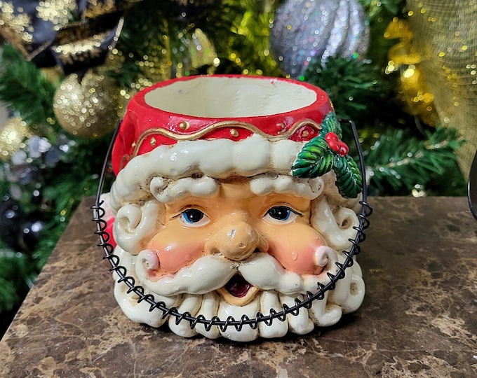 Vintage Pappa Noel Bucket - Etsy