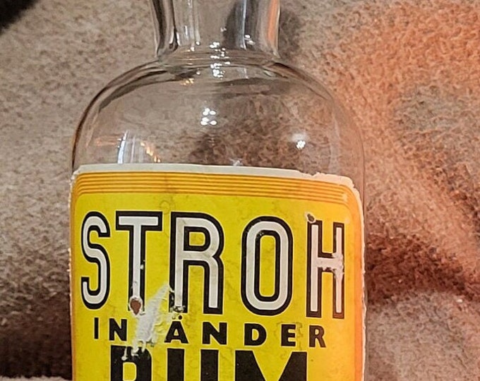 Empty Vintage Bottle of German 750ml of Stroh Inlander Rum *extremely ...