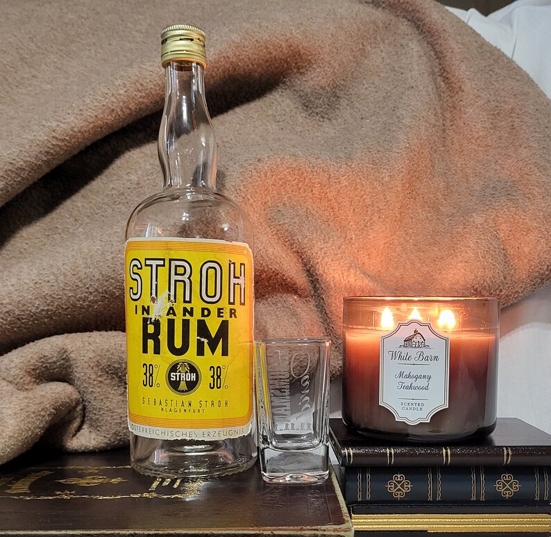 Empty Vintage Bottle of German 750ml of Stroh Inlander Rum extremely ...