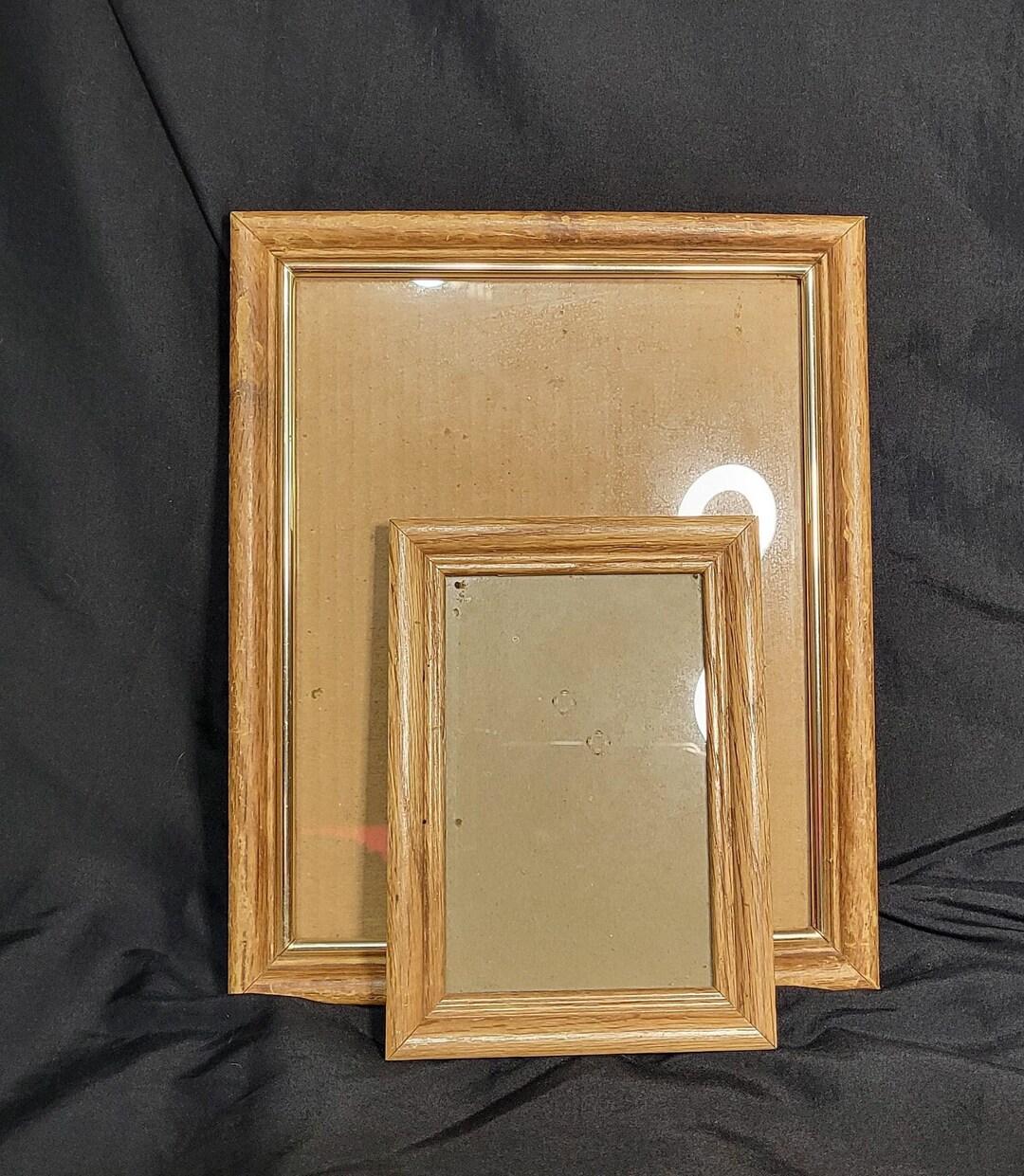 Pair of Standing/tabletop Oak Frames - Etsy