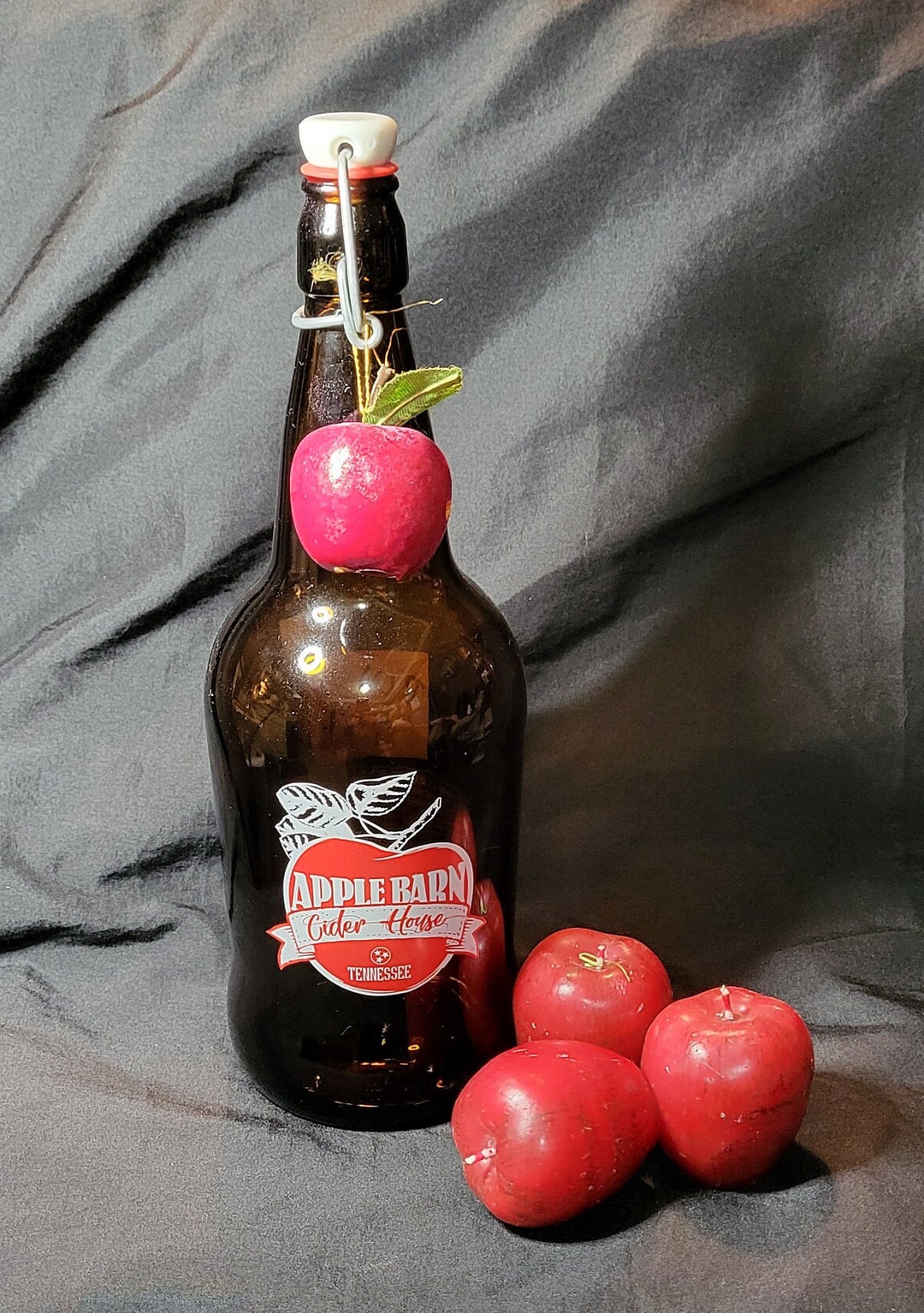 Empty 32 Fl Oz Bottle of Tennessee Apple Barn Cider House-apple Cider ...