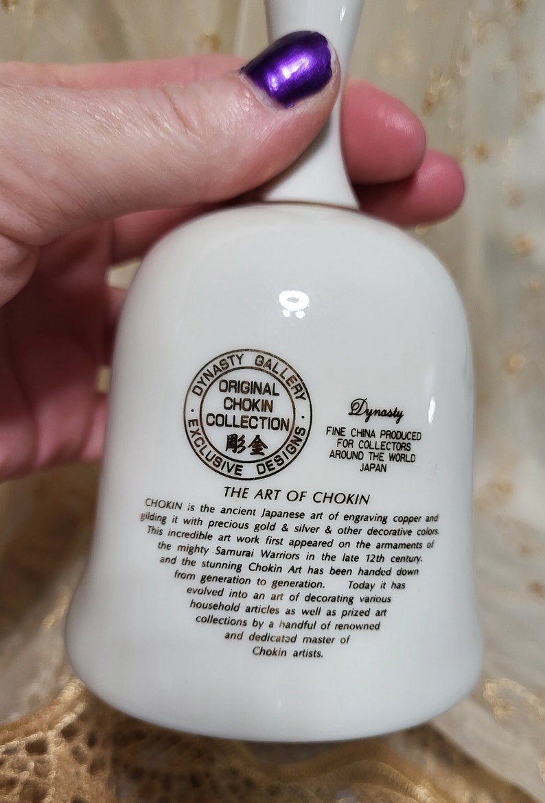 Vintage the Art of Chokin Dinner Bell by Dynasty Gallery Exclusive ...