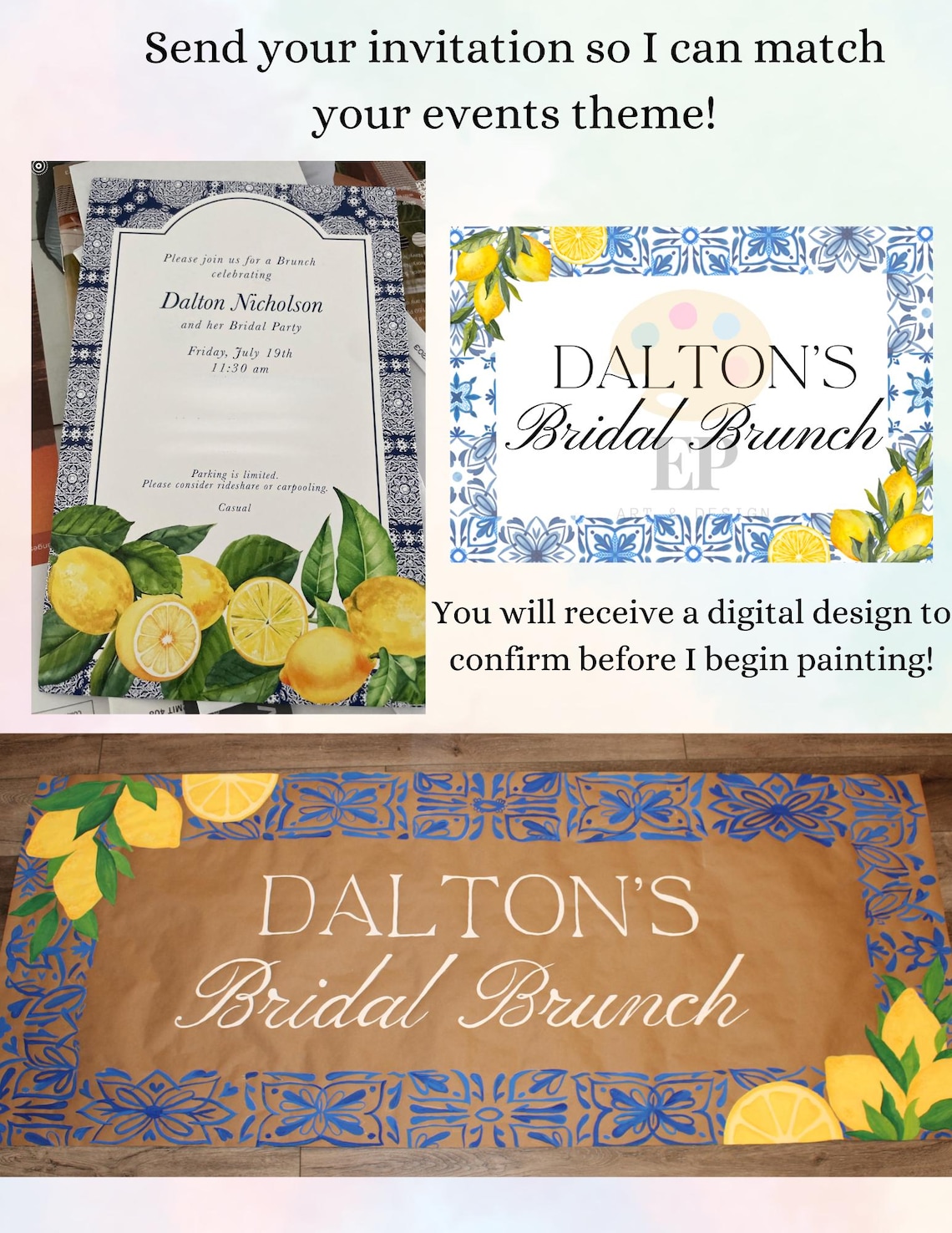 Hand Painted Banners - Customizable - Etsy