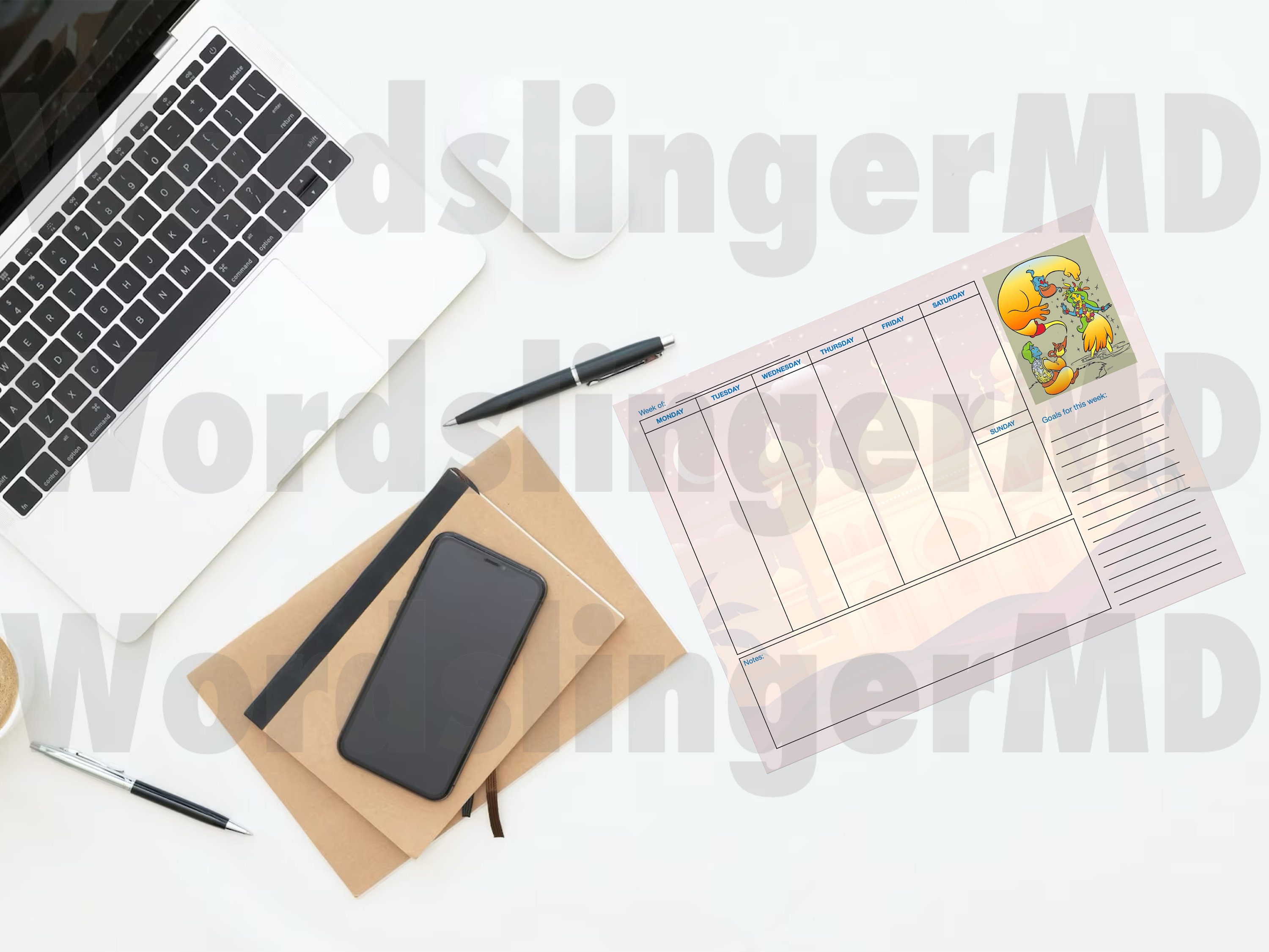 Printable Fairy Tale Weekly Planner Templates Set 2 - Etsy