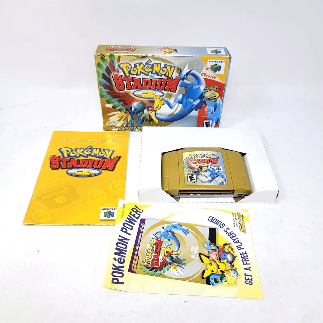 Pokemon Stadium 2 Nintendo 64, Pokemon 64 Games - Etsy