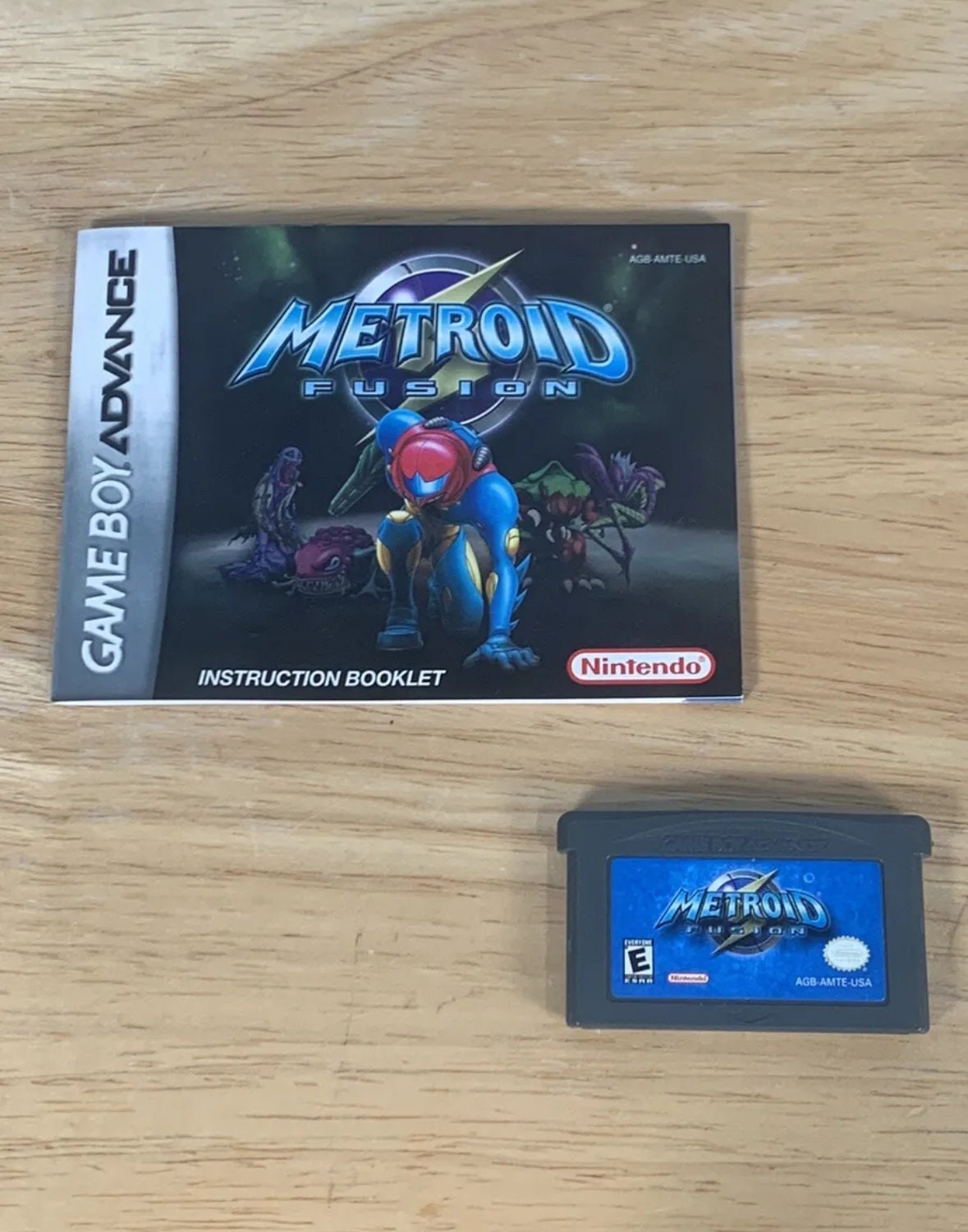 Metroid Fusion GBA, Metroid Game, Metroid Fusion With Box and Manual ...