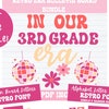 Retro Bulletin Board Set Pastel Colors in Our Learning Era Grade PNG ...