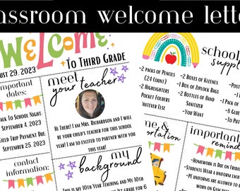 Welcome to Preschool Editable Newsletter Back to School Meet the ...