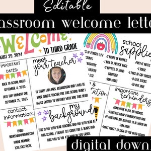 Retro Bulletin Board Set Pastel Colors in Our Learning Era Grade PNG ...