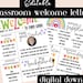 Editable Teacher Welcome Letter Template: Back to School (digital ...