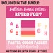Retro Classroom Bulletin Board Kit: Pastel Decor (digital Download) - Etsy