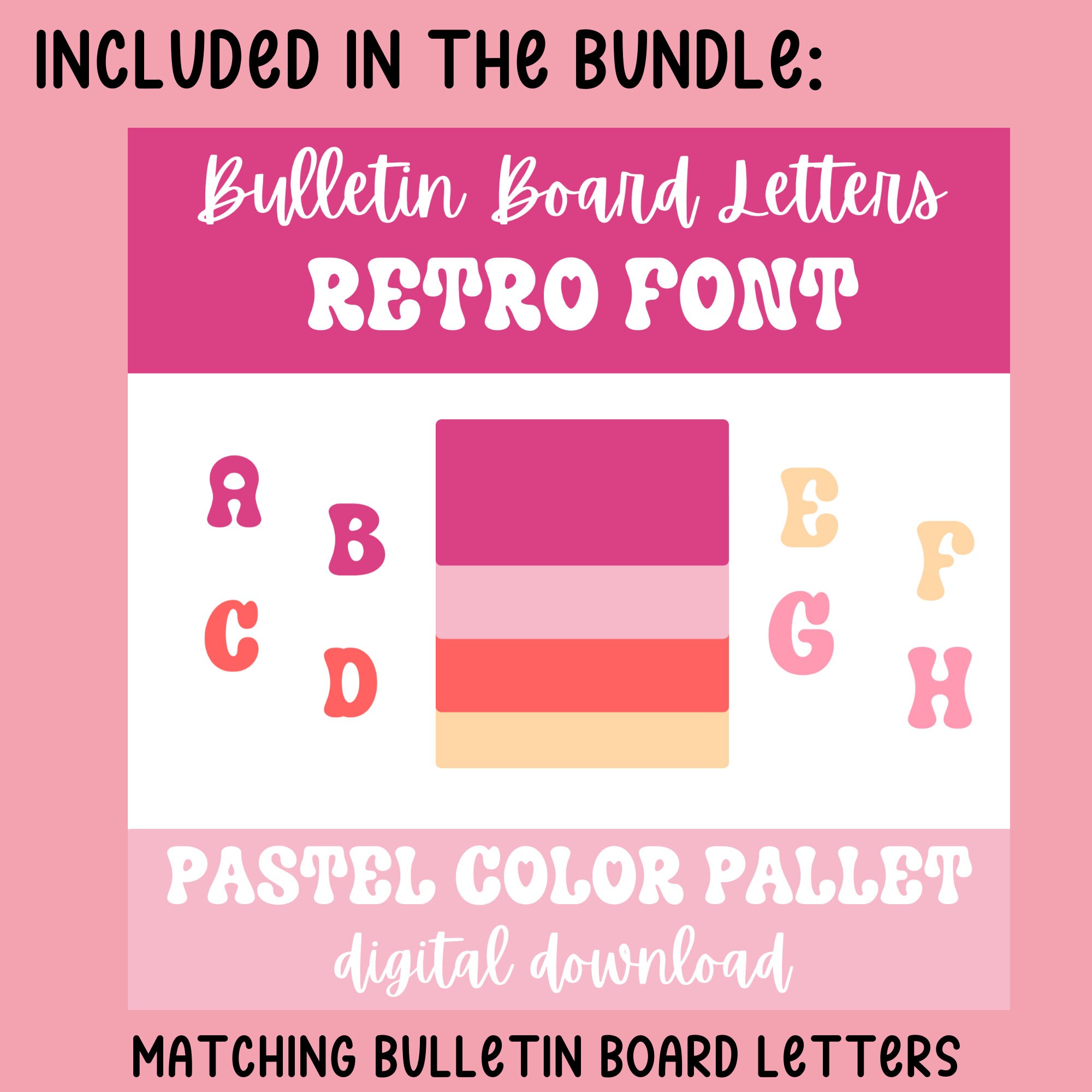 Retro Bulletin Board Kit in Our Learning Era Grade Matching Bundle Era ...