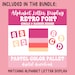 Retro Classroom Bulletin Board Kit: Pastel Decor (digital Download) - Etsy