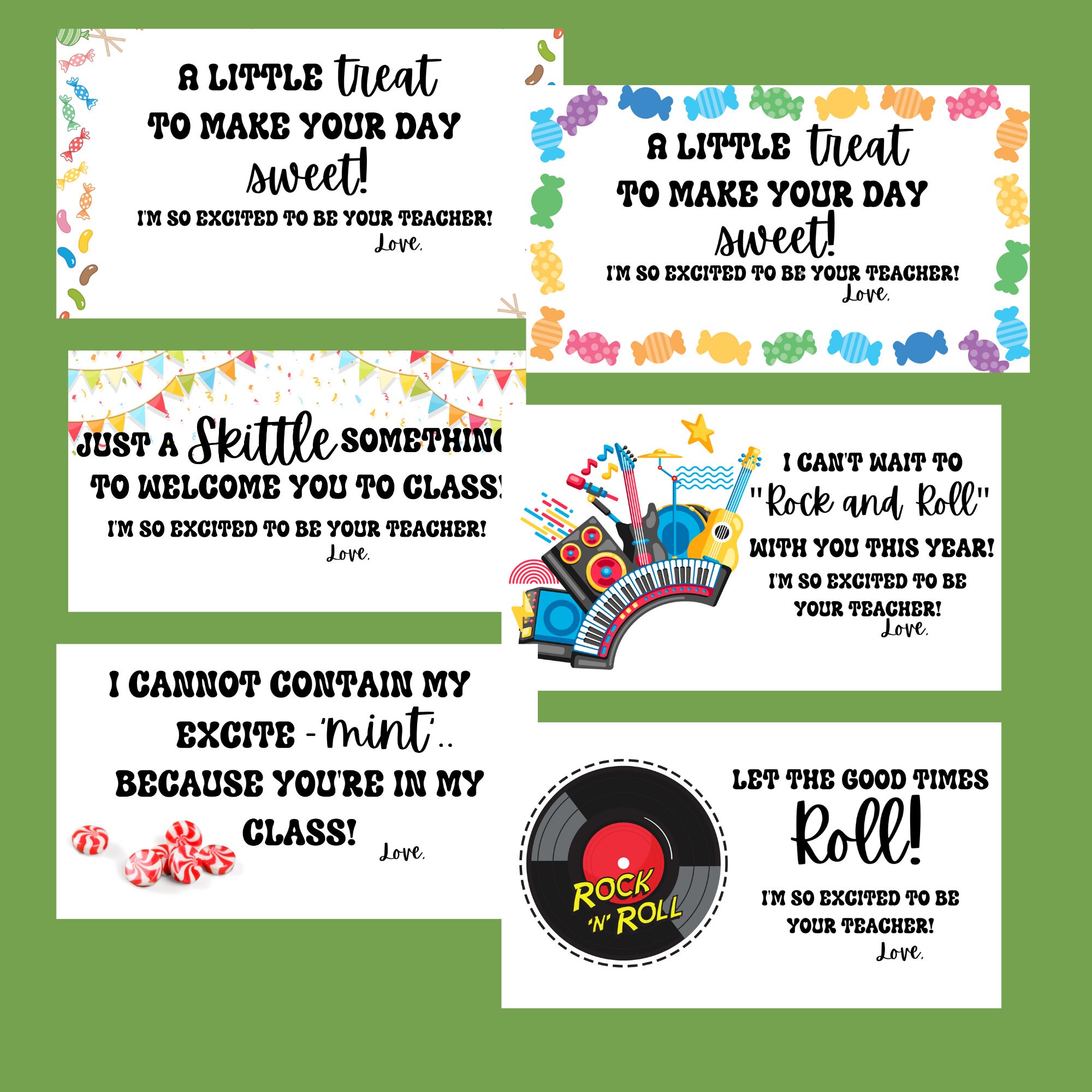 Back to School Treat Bag Tags: Skittle Welcome Gift (digital Download ...