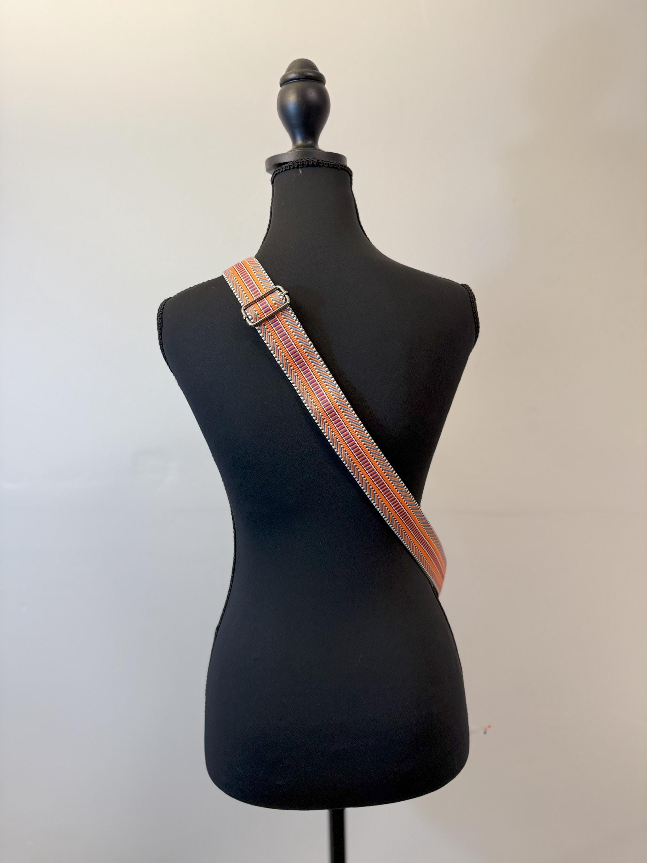 Upcycled Denim Sling Bag: Retro Revival Handmade Crossbody With Guitar ...