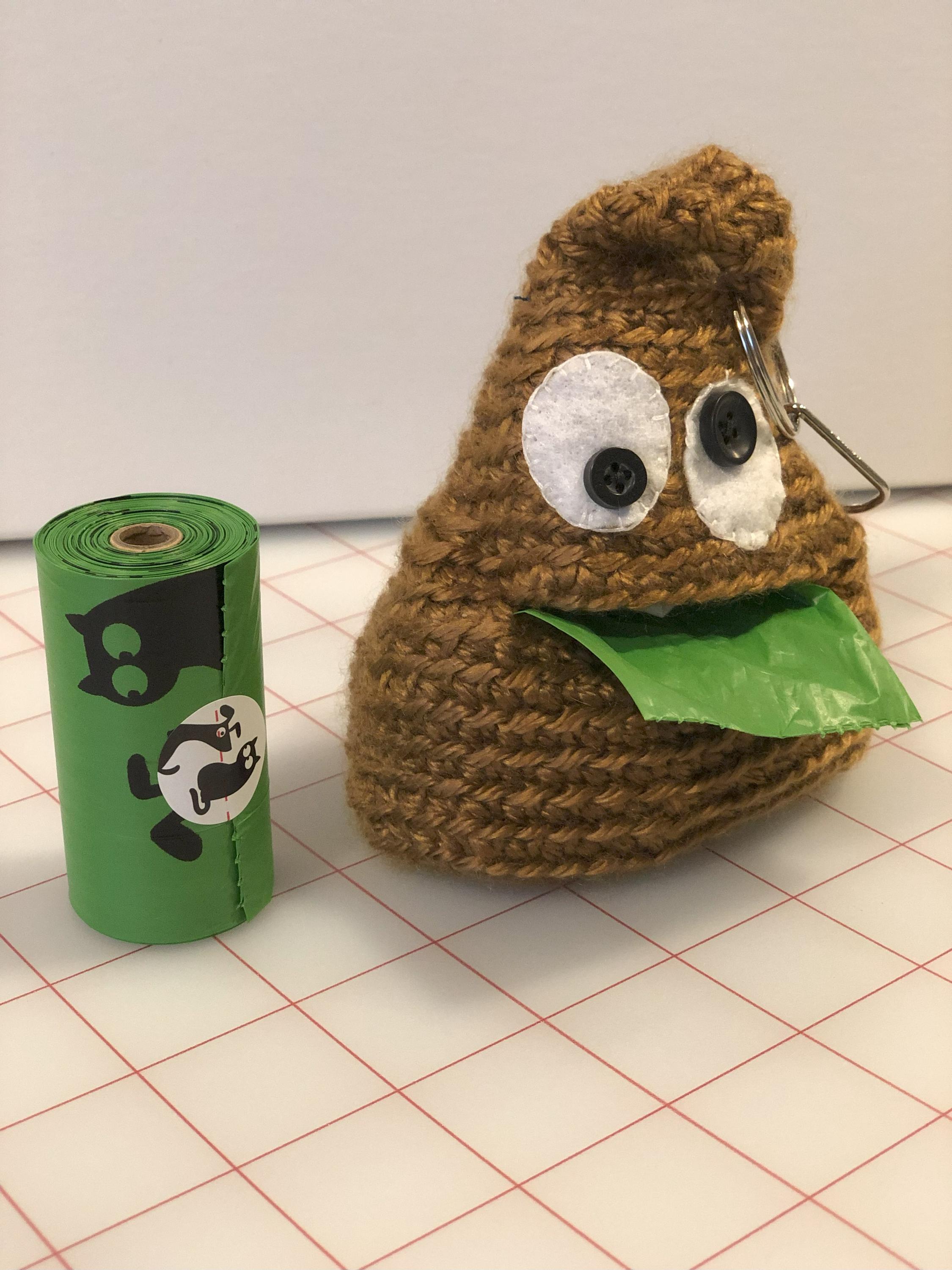 Poop Emoji Handmade Dog Bag Holder - Etsy