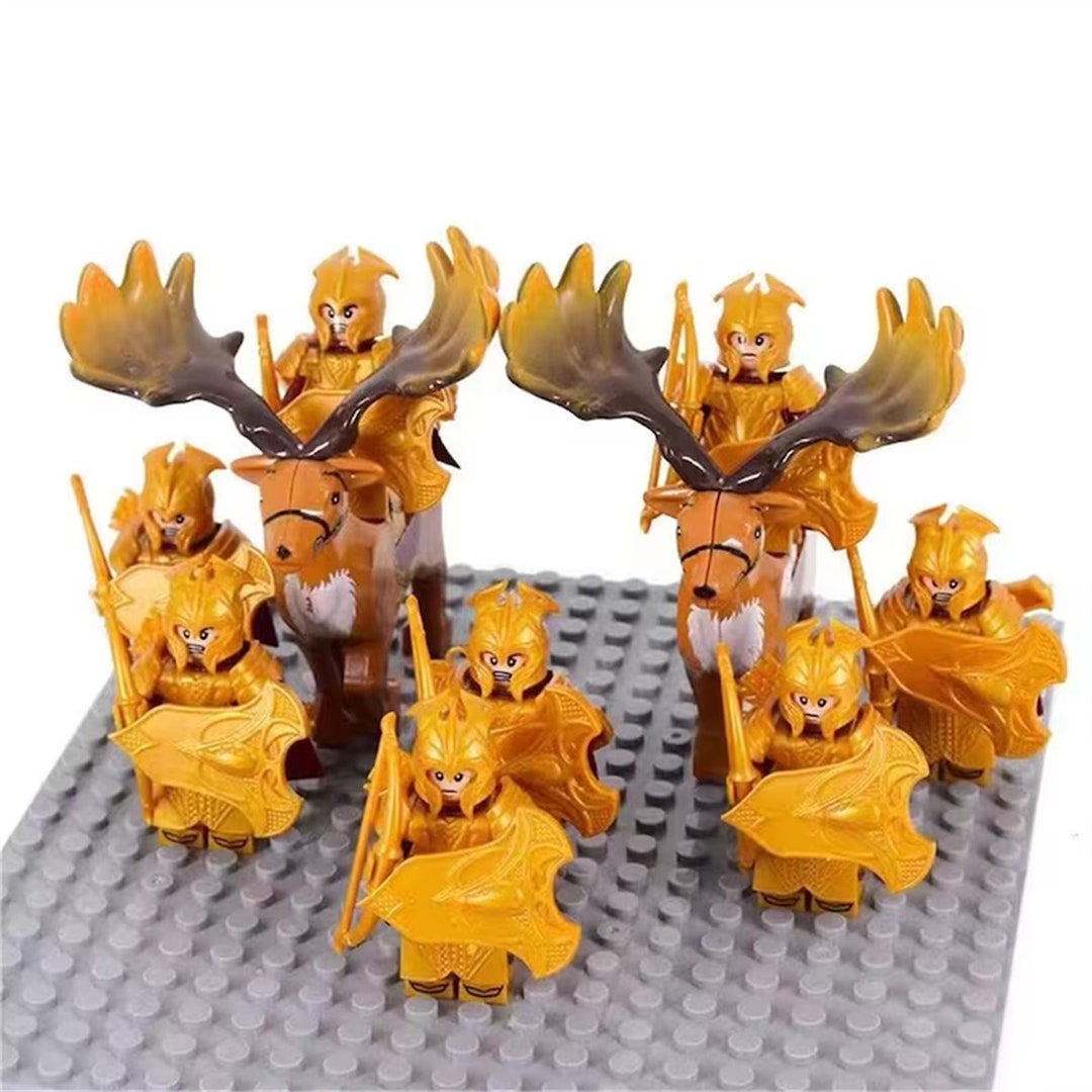 10PCS Medieval Golden Elven Guardian Lord of the Rings - Etsy