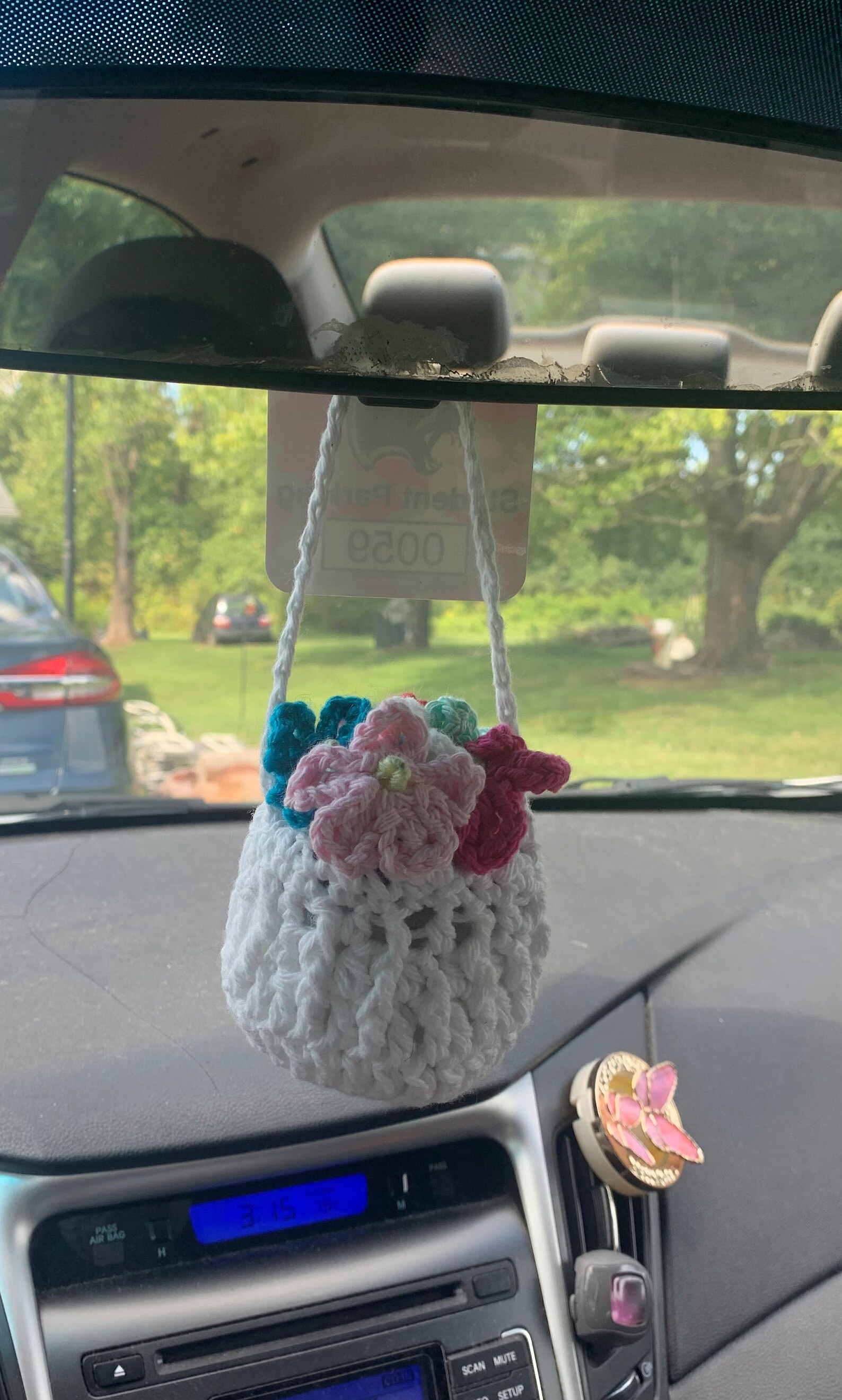 Flower Basket Car Hanger - Etsy