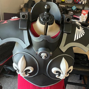 Sister of Battle Chest Armor Hardware STL for EVA Foam Patterns - Etsy