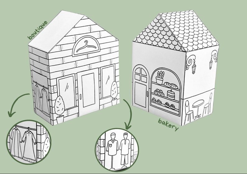 Paper Houses, DIY Kids, Muslim Education, Mosque Craft, Paper Toy ...