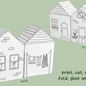 Paper Houses, DIY Kids, Muslim Education, Mosque Craft, Paper Toy ...