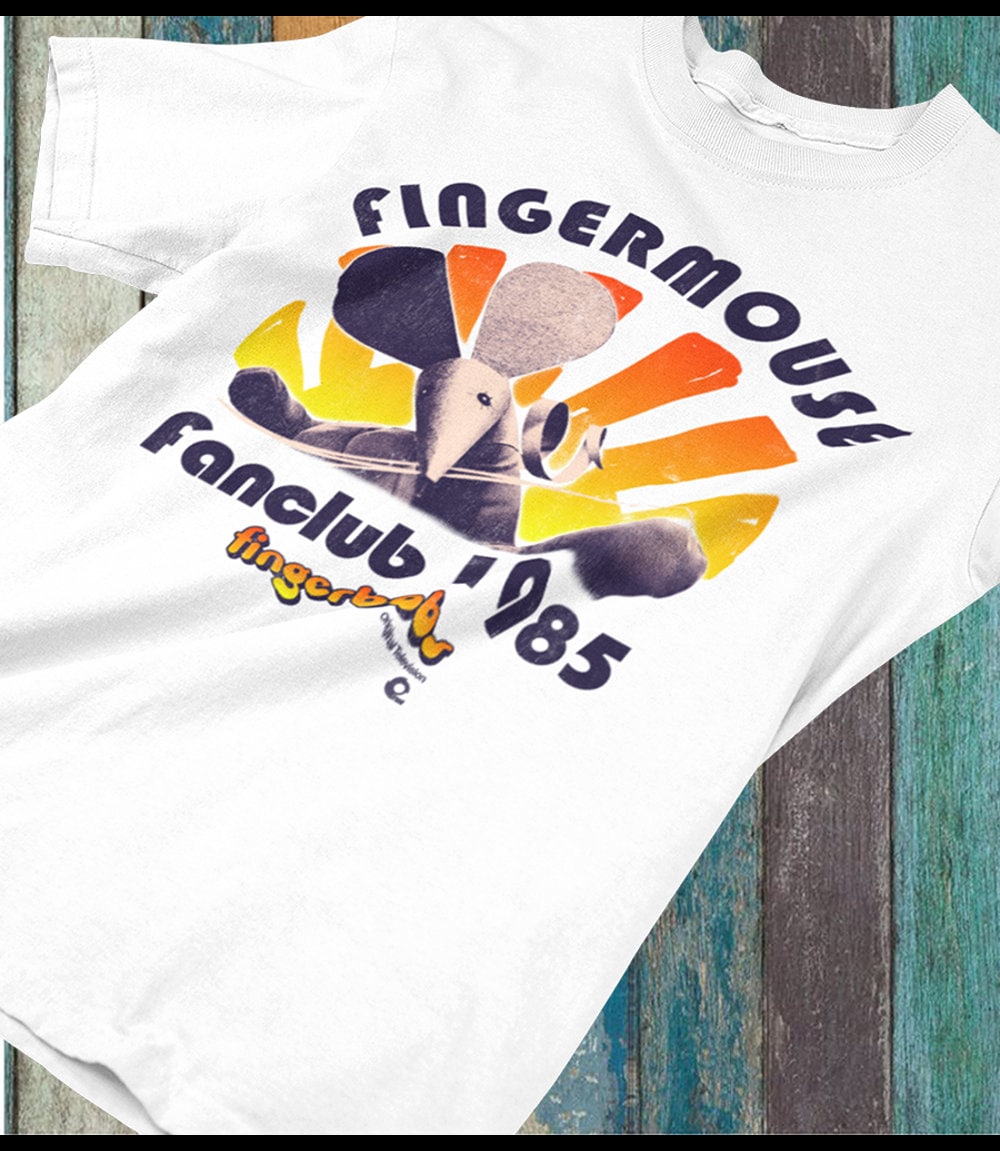 80's Fingerbobs Retro Fingermouse Fan Club 1982 T-shirt Retro Tees ...