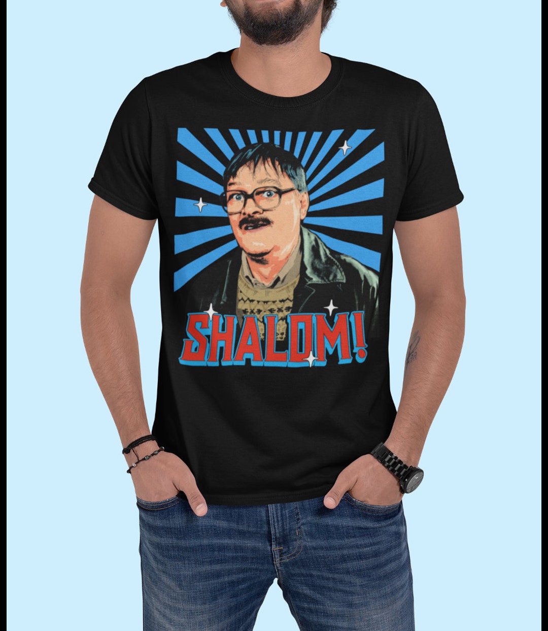 Official Friday Night Dinner Jim SHALOM T-shirt by Famous - Etsy