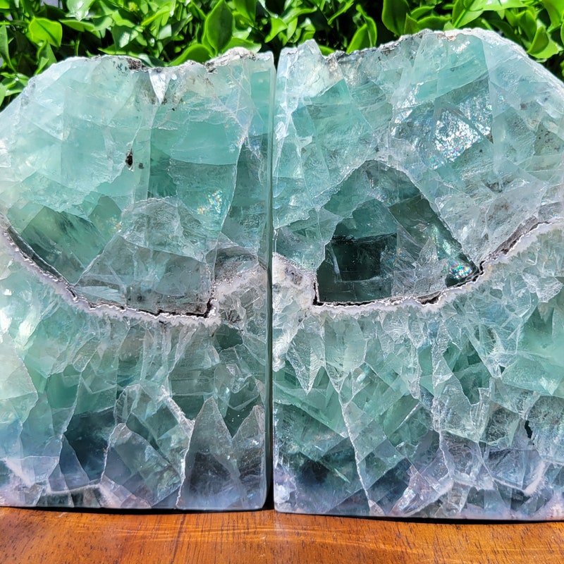 Geode Bookends - Etsy