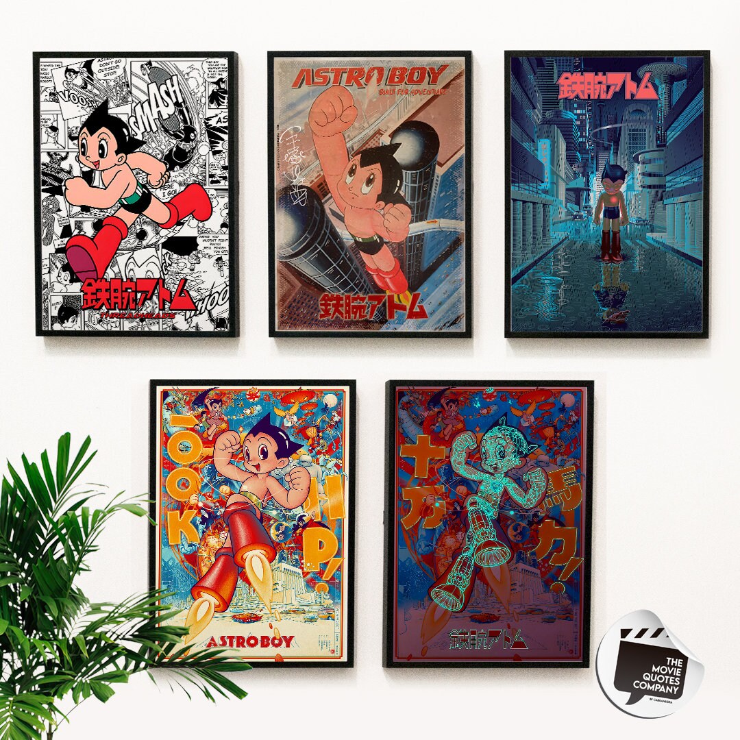 Posters astroboy Series 1 COMPLETE X5 Sheets / Digital Download / Art Print / Digital Sheet ...