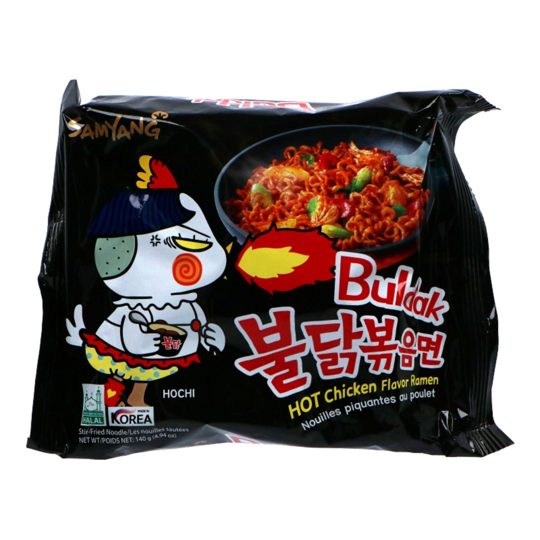 Samyang Buldak Hot Chicken Flavor Ramen Noodles 140g - Etsy UK