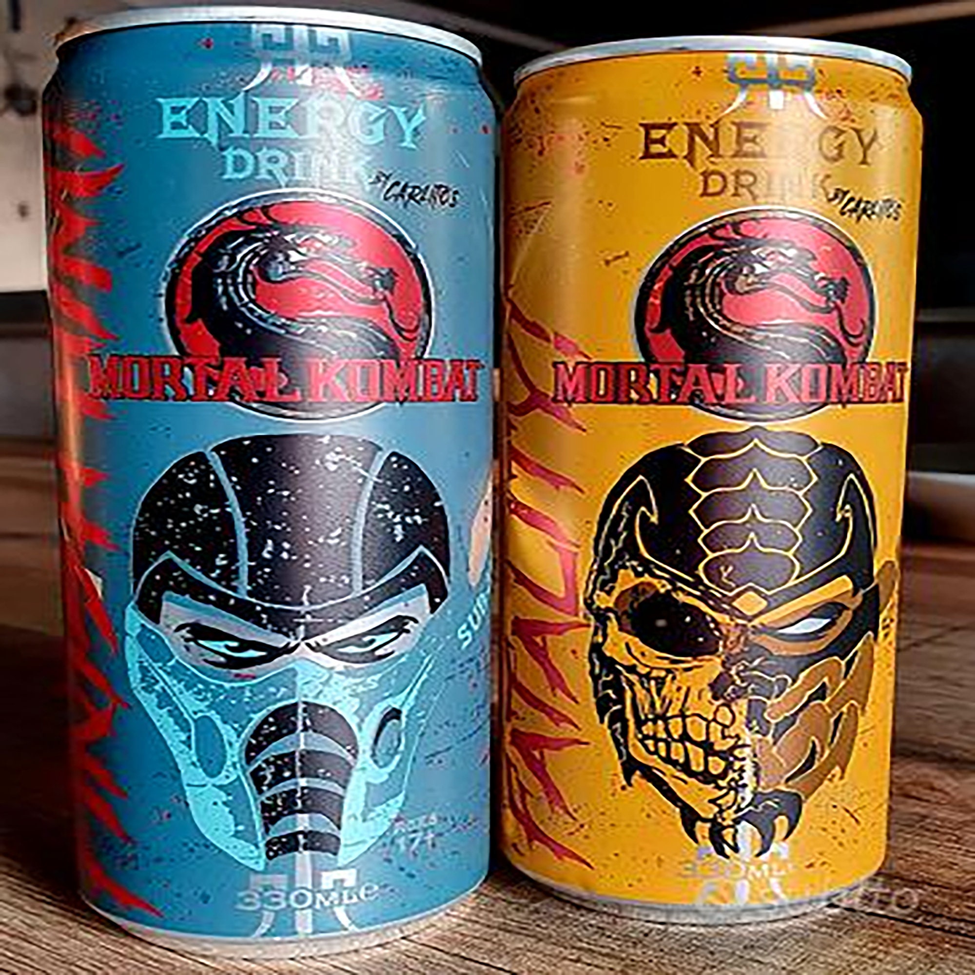 Mortal Kombat Energy Drink 4-pack Sub-zero's Ice Slide & - Etsy
