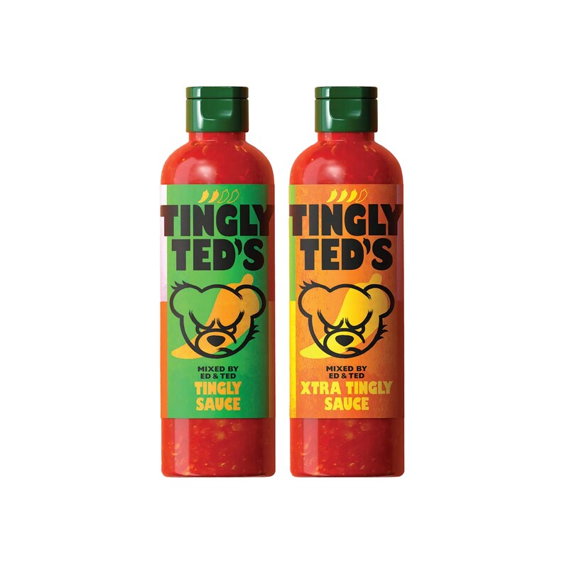 Ed Sheeran Tingly Ted Hot Sauces Tingly Extra Tingly Spicy Sauce Bundle It Takes Two To Tingle 2