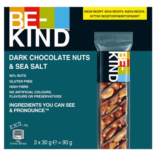 Be-kind Nutbar Variety Pack: Caramel Almond Dark Chocolate - Etsy