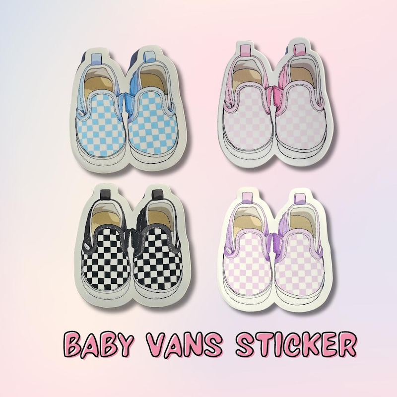 Vans Shoe Sticker - Etsy