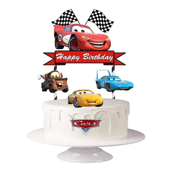 Mcqueen Cake Topper - Etsy