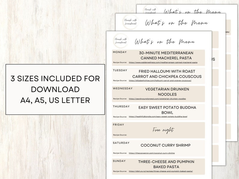 28 day Healthy Meal Plan With Shopping List Pescatarian Meal Etsy